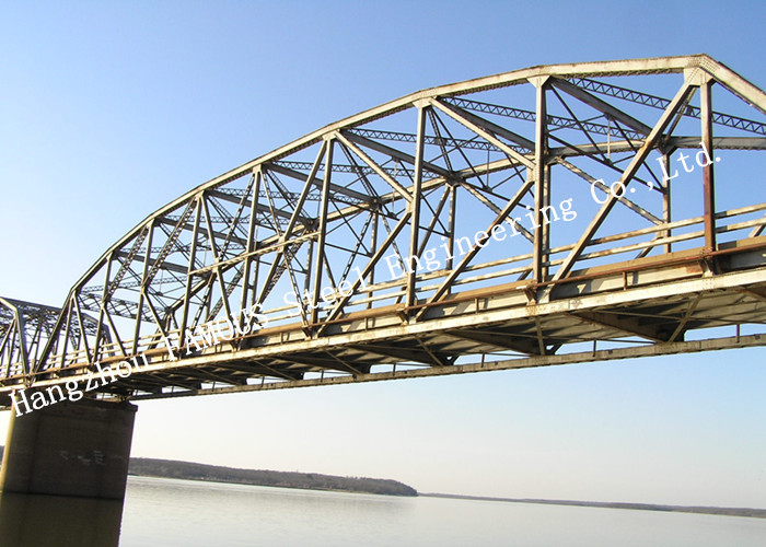การผลิตสะพานโครงเหล็ก Truss AASHTO ASTM AISI AWS D1.5 Certified